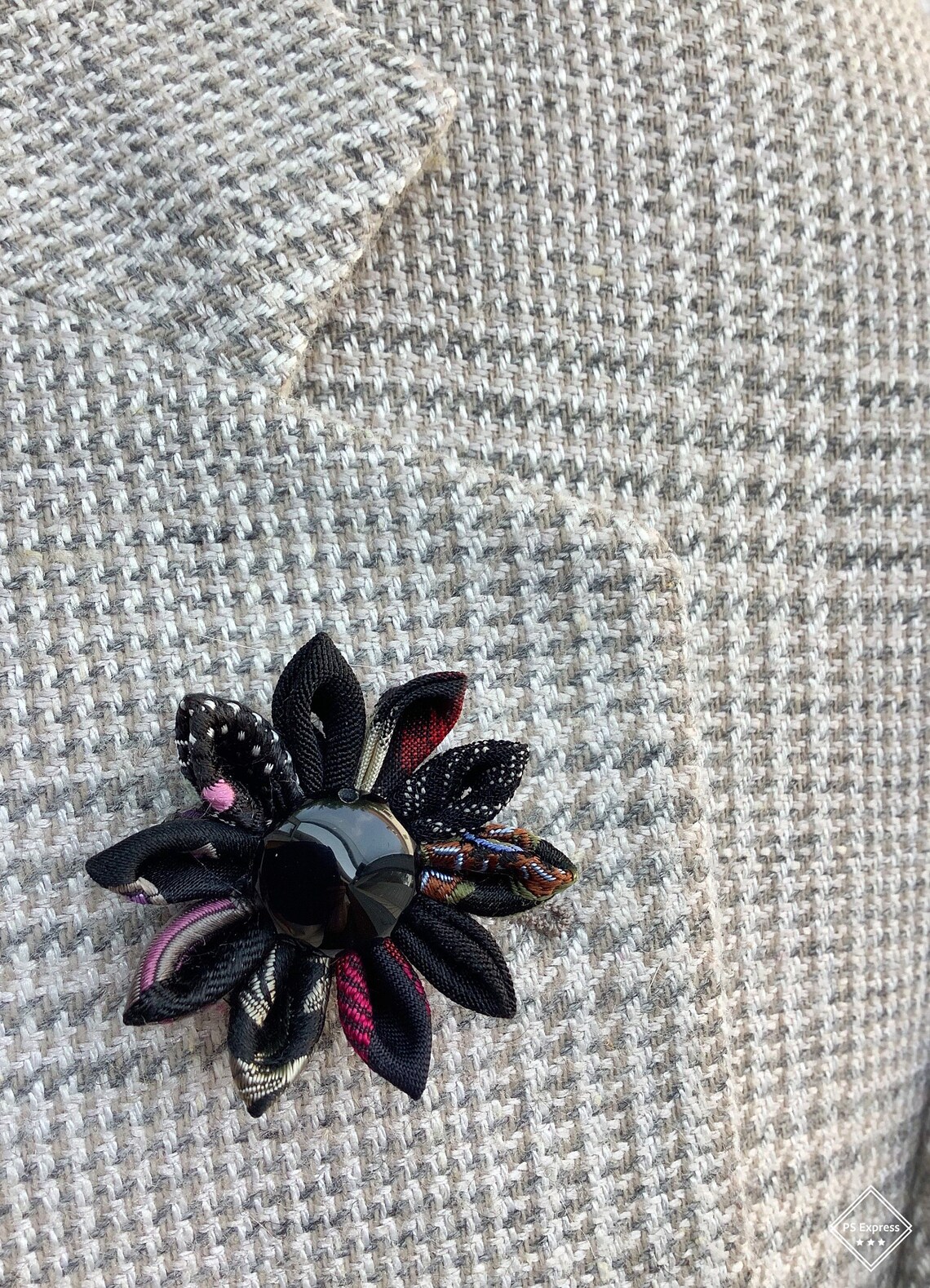 Lapel Pins Mens Lapel Pin Black Lapel Flower Lapel Pin | Etsy