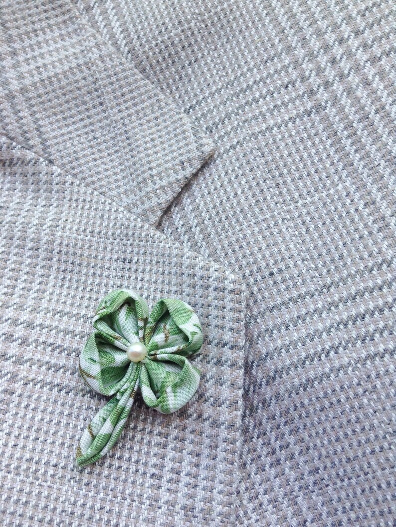 Shamrock Four Leaf Clover Lapel Pins Men Women Green | Etsy
