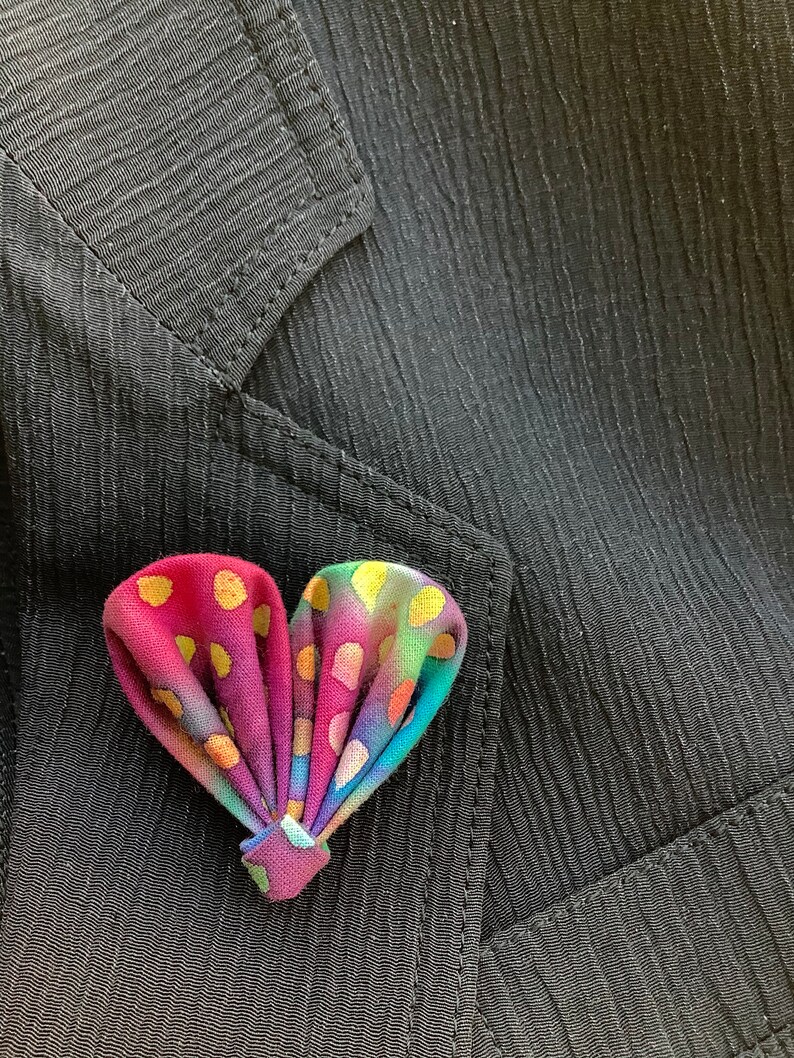 Heart Lapel Pins Mens Lapel Pin Rainbow Wedding Colorful Heart - Etsy