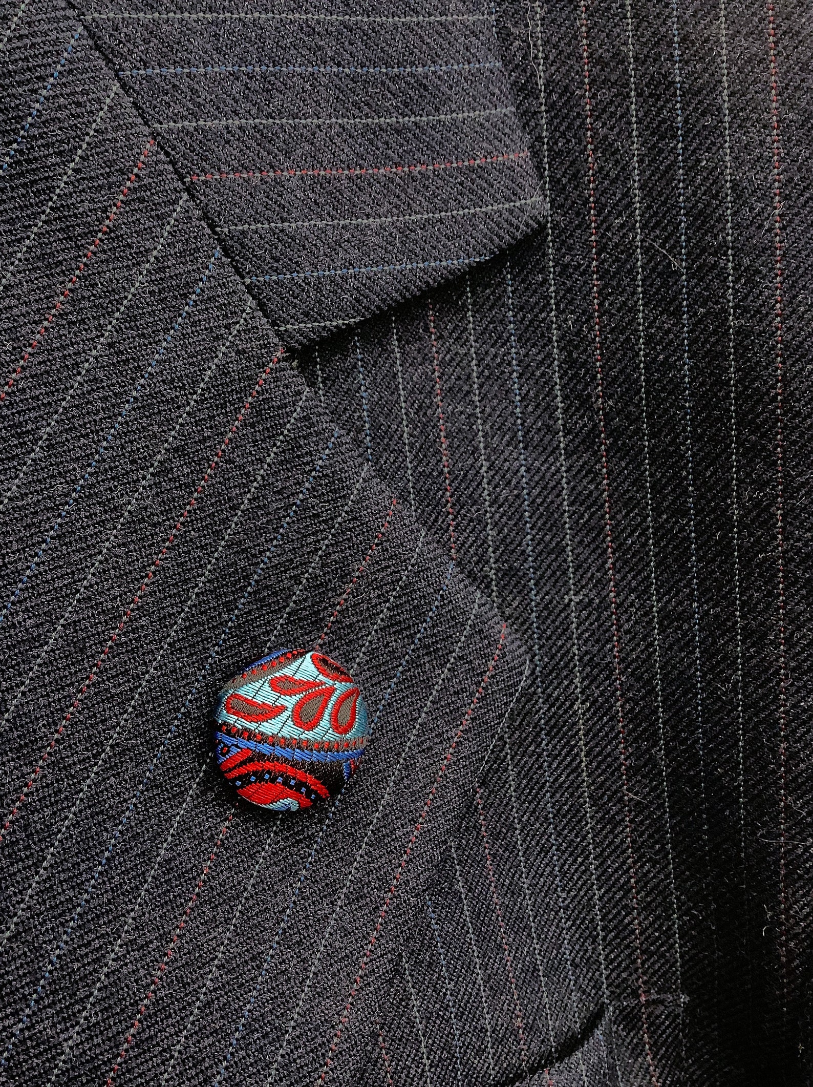 Mens Lapel Pin Button Lapel Pin Silk Lapel Button Custom Lapel - Etsy