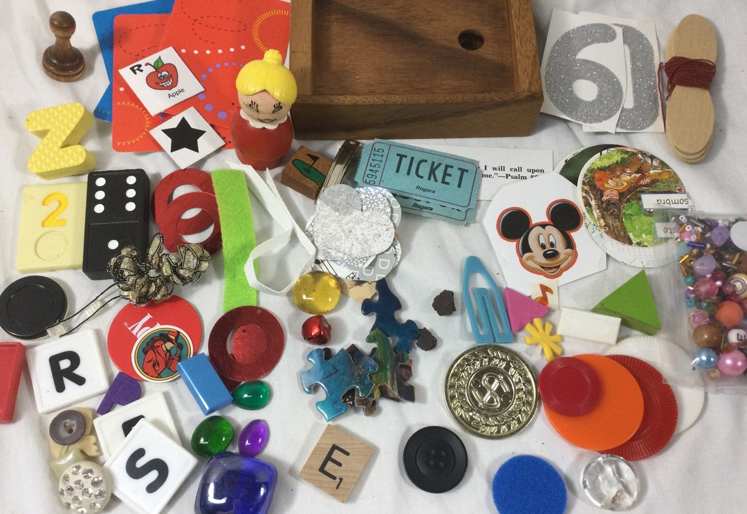 Found Objects Lot of 150+ Mixed Media Altered Art Collage Assemblage - Etsy