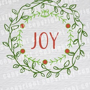 Joy Card Digital Print Instant Download Minimalist Photo Printable ...