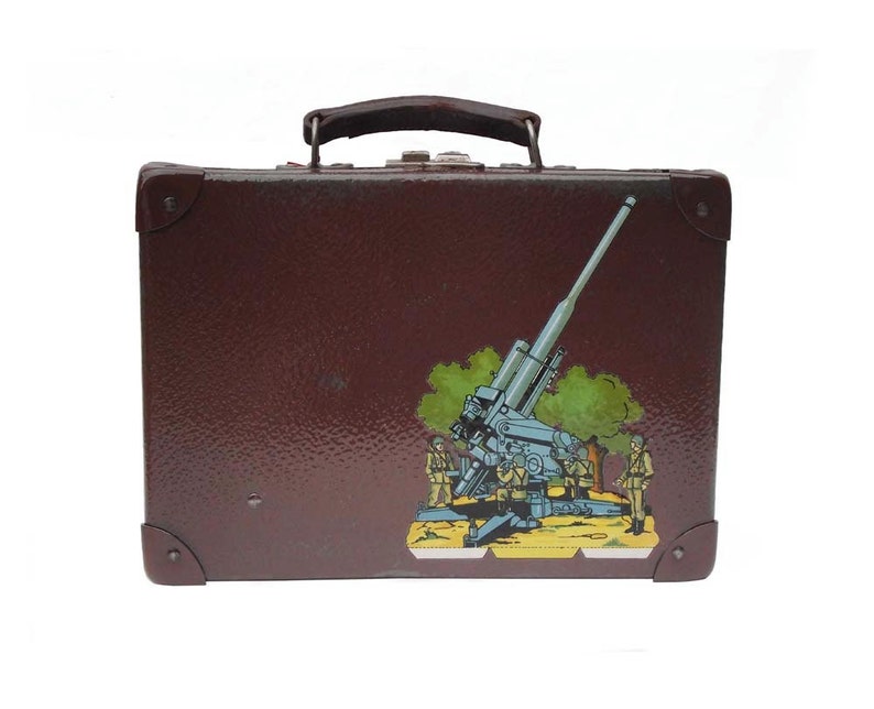 Soldier Machine Gun Up-cycled Vintage Suitcase - Etsy