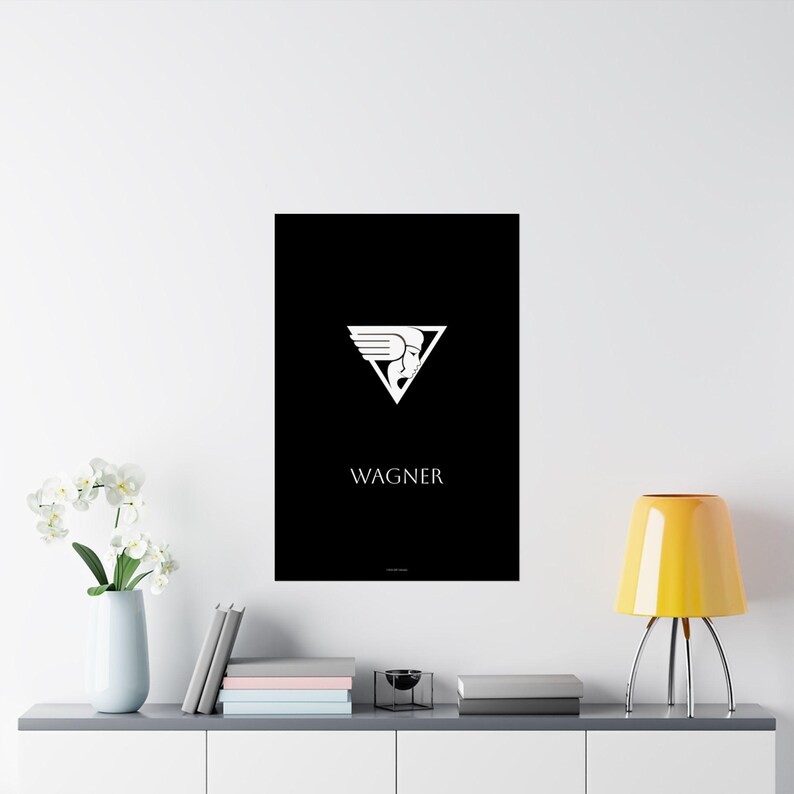 Richard Wagner Valkyrie Vintage Style Matte Poster Art Print, Classical ...