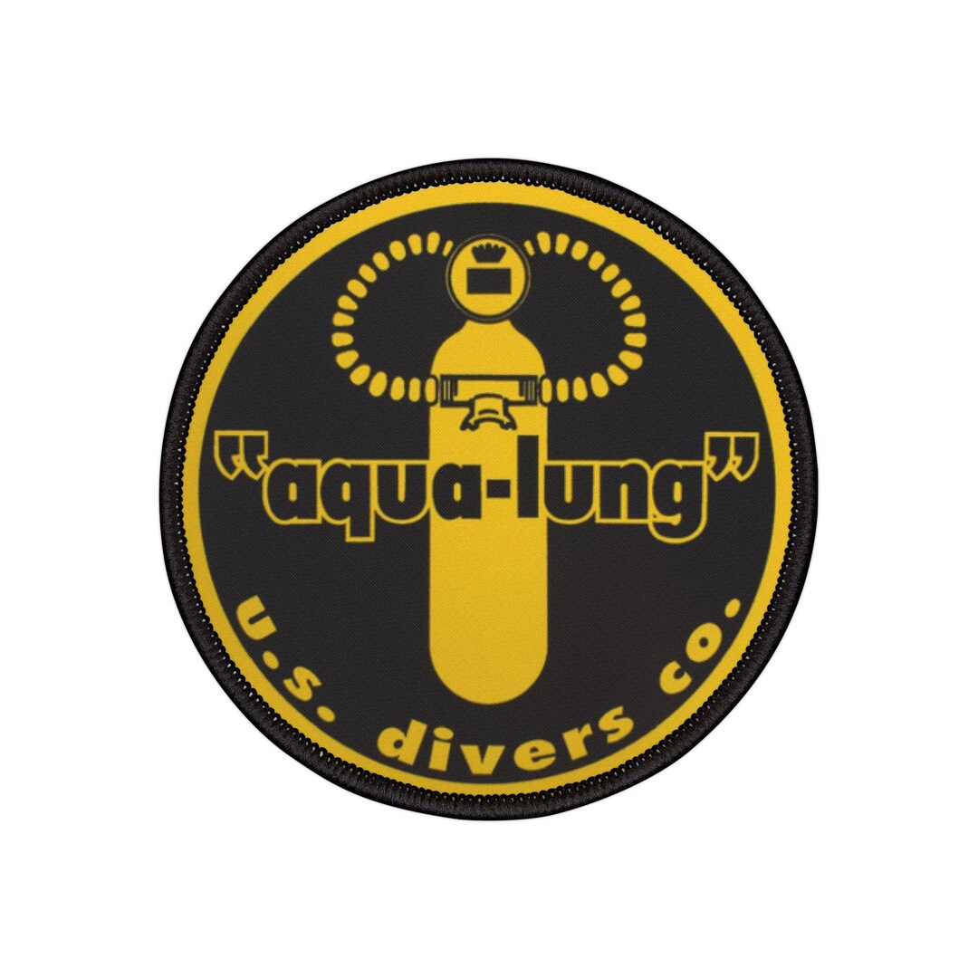 Vintage Aqua Lung US Divers Scuba Diving Iron-on Patch, Waterproof ...