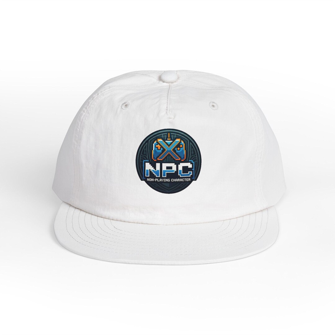 NPC Gaming Logo Cap | Non Playing Character | Gen Z Slang - Etsy
