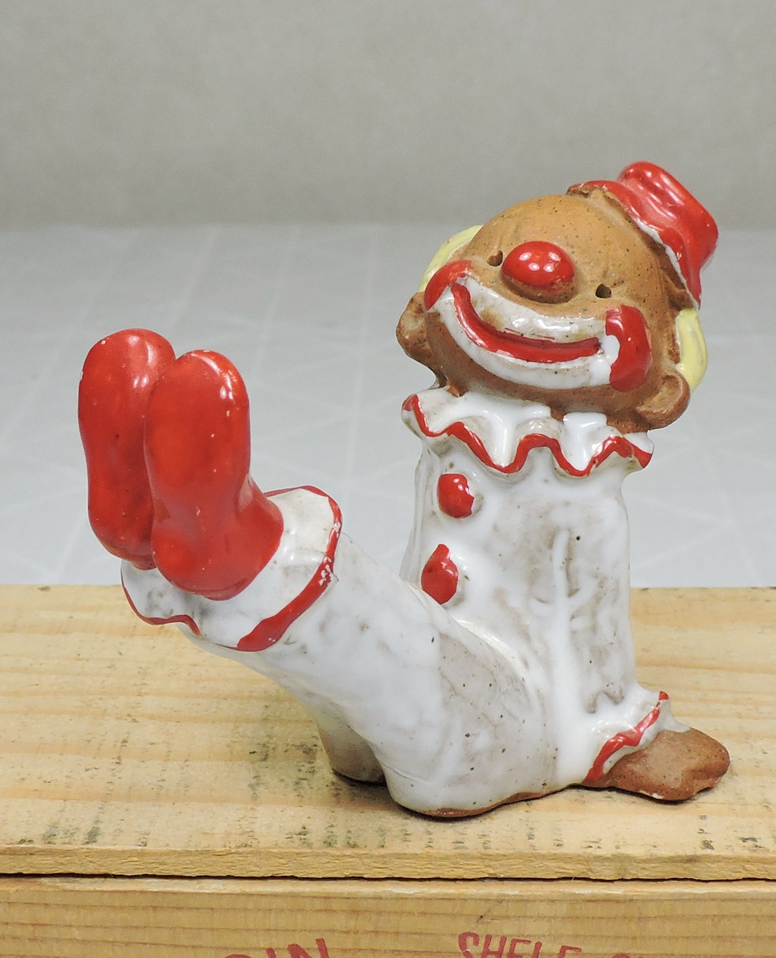 Ceramic Clowns Made by Napcoware Red Clay Ceramic Clowns - Etsy