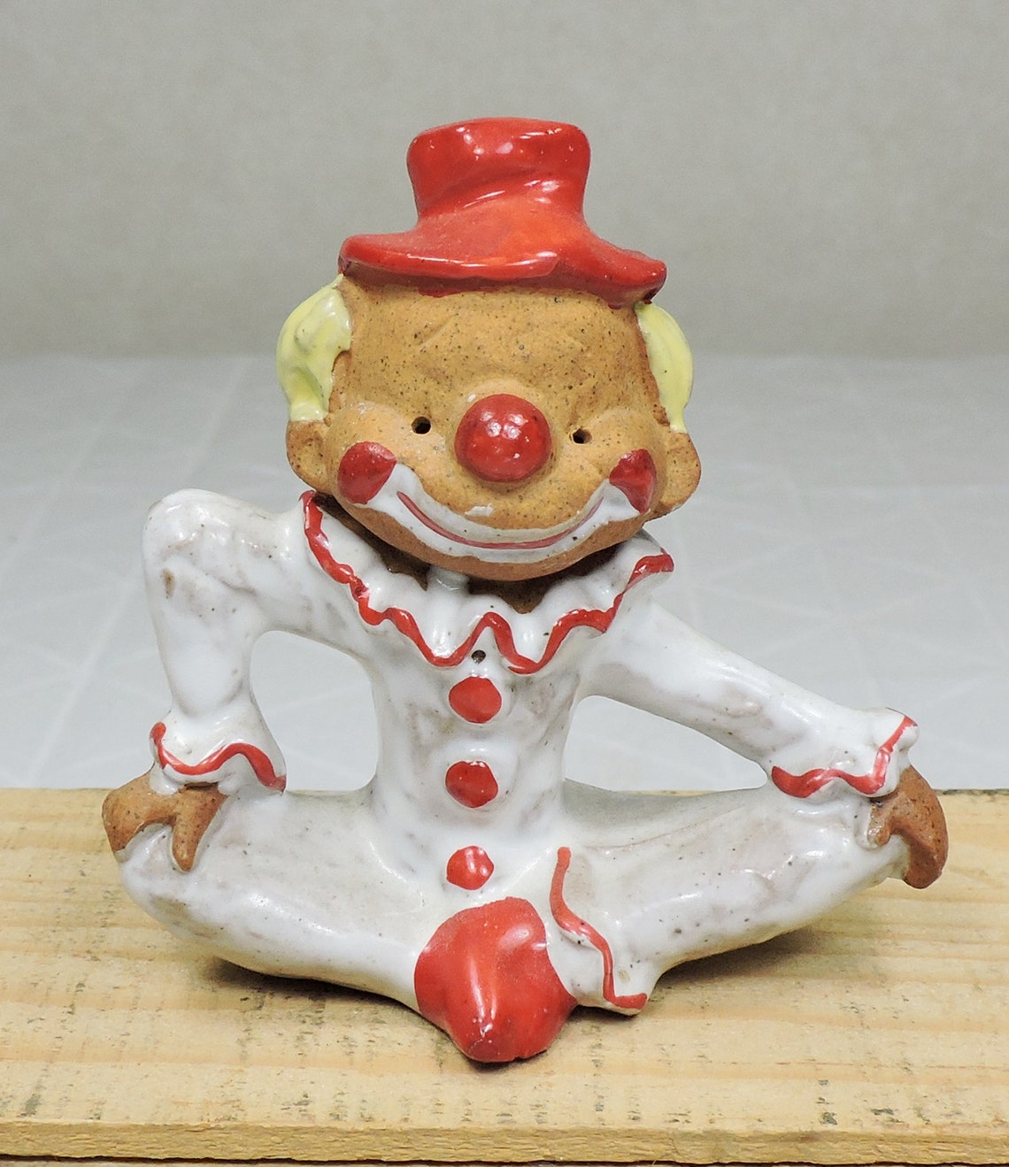 Ceramic Clowns Made by Napcoware Red Clay Ceramic Clowns - Etsy