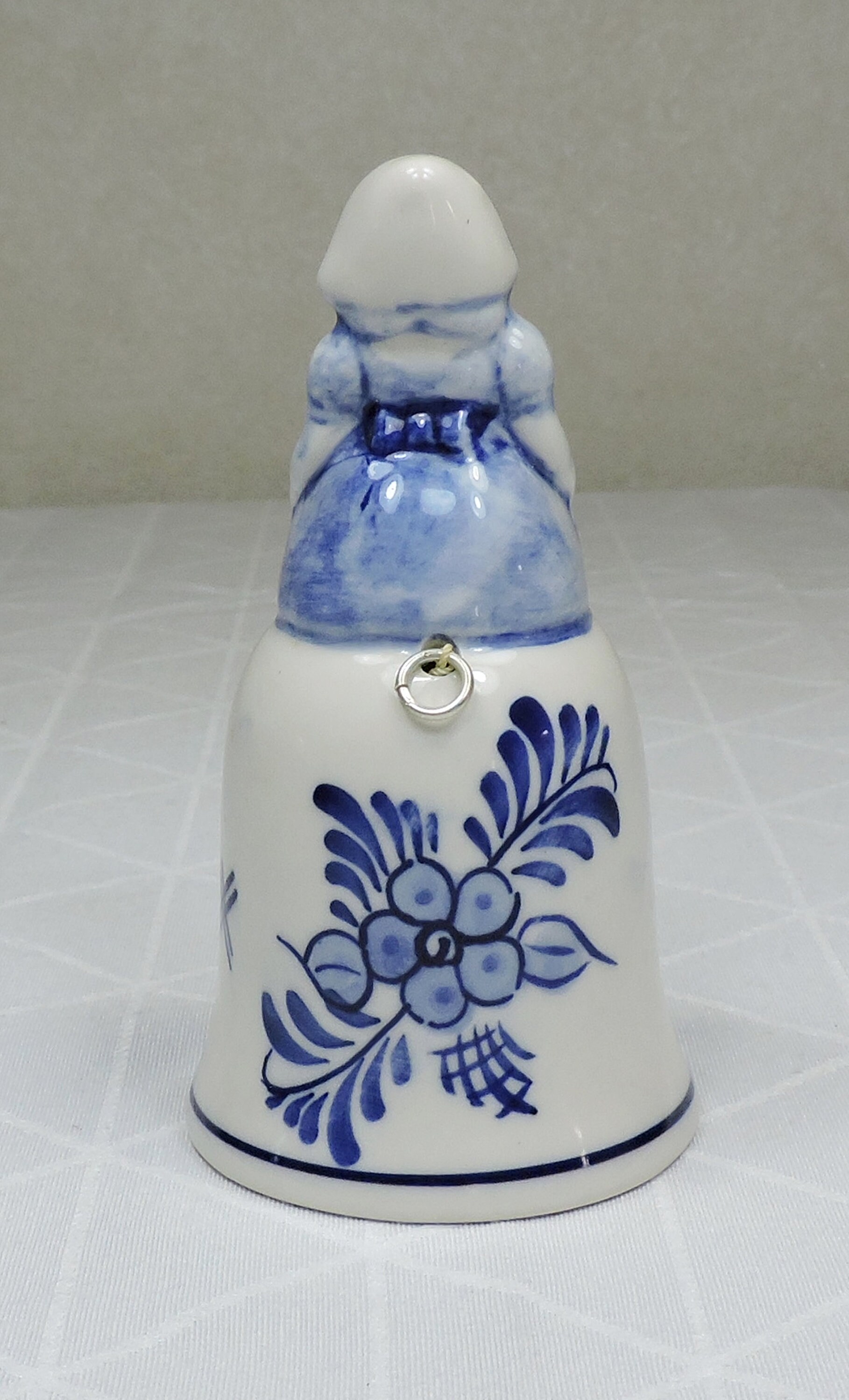 Vintage Delft Blue Hand Painted Ceramic Bell - Etsy