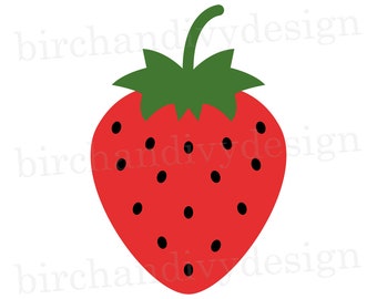 Strawberry svg | Etsy