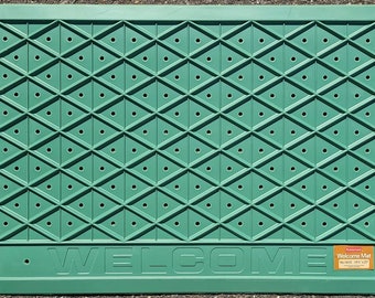 Vintage Old Door Mat - Etsy