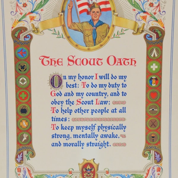 Eagle Scout Oath - Etsy