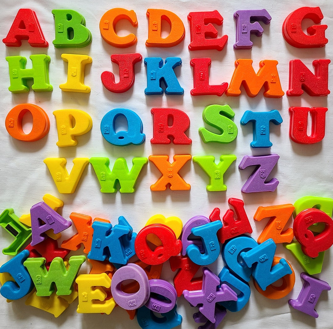 Playskool Vintage 1995 Magnetic Refrigerator Magnet Alphabet ABC ...