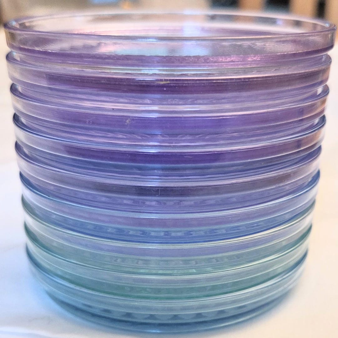 Vintage 9 Tupperware Preludio Acrylic Watercolor COASTERS Use With ...