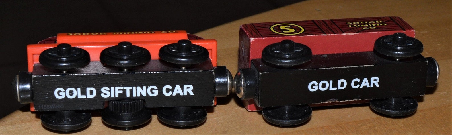 Thomas the Tank Train Engine Vintage Sodor Gold Mining Cars Wooden Wood ...