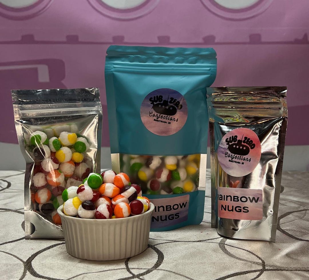 Freeze Dried Candy - Rainbow Nugs! - Etsy