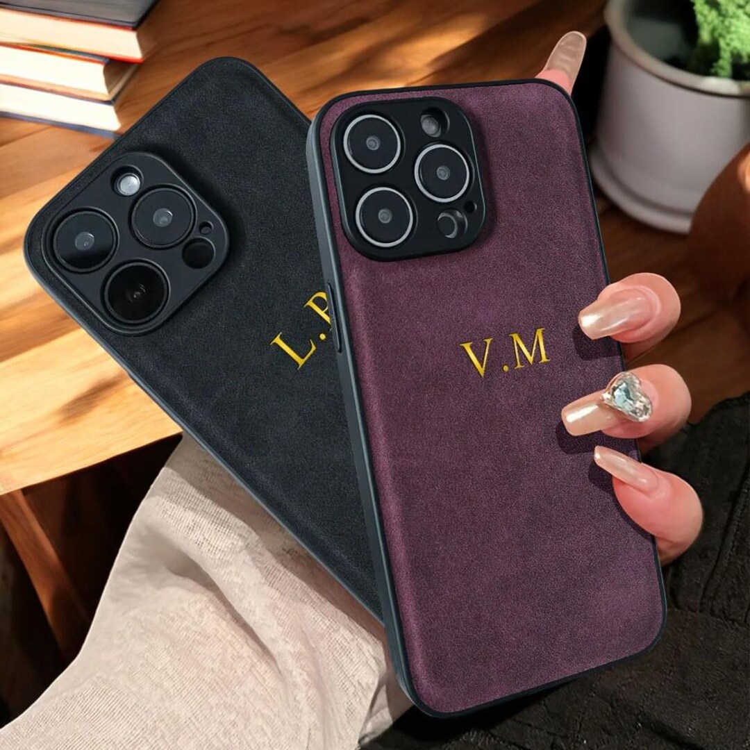 Customized Case With Initials and Name for Iphone, Deluxe 3D Engraved ...