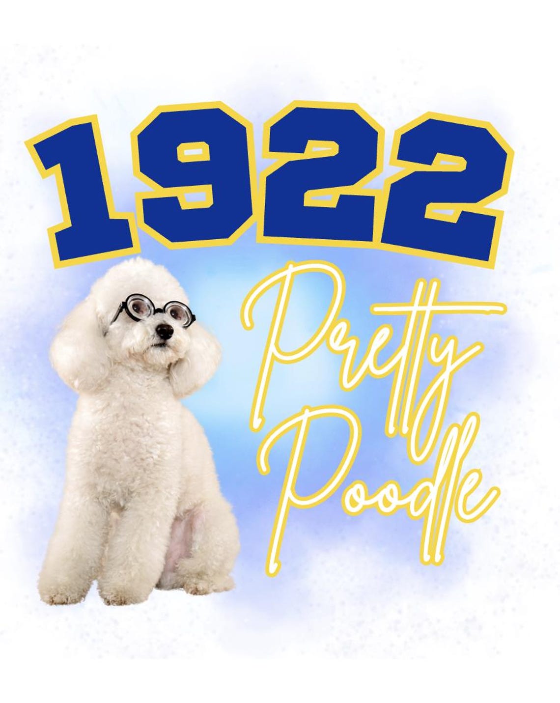 Sgrho "pretty Poodle" SVG for Clothing & Graphic Design - Etsy