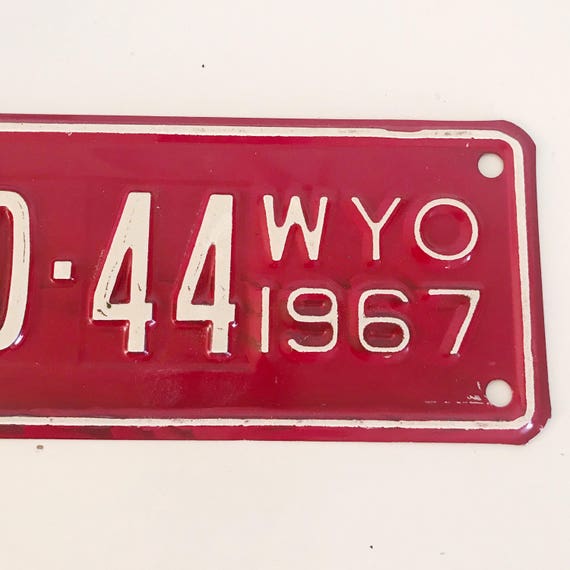 Wyoming Motorcycle License Plates | Reviewmotors.co