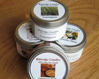 RHODE ISLAND SAMPLER four 2-oz Soy Candles - Etsy