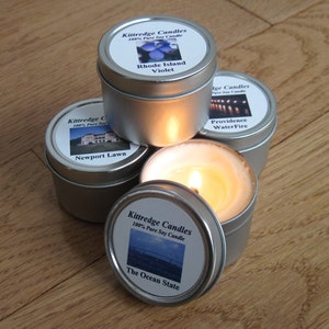 RHODE ISLAND SAMPLER (four 2-oz Soy Candles) - Etsy