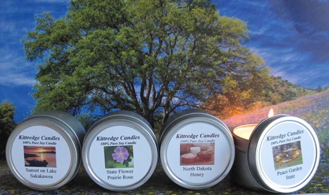 NORTH DAKOTA SAMPLER (four 2-oz Soy Candles) - Etsy