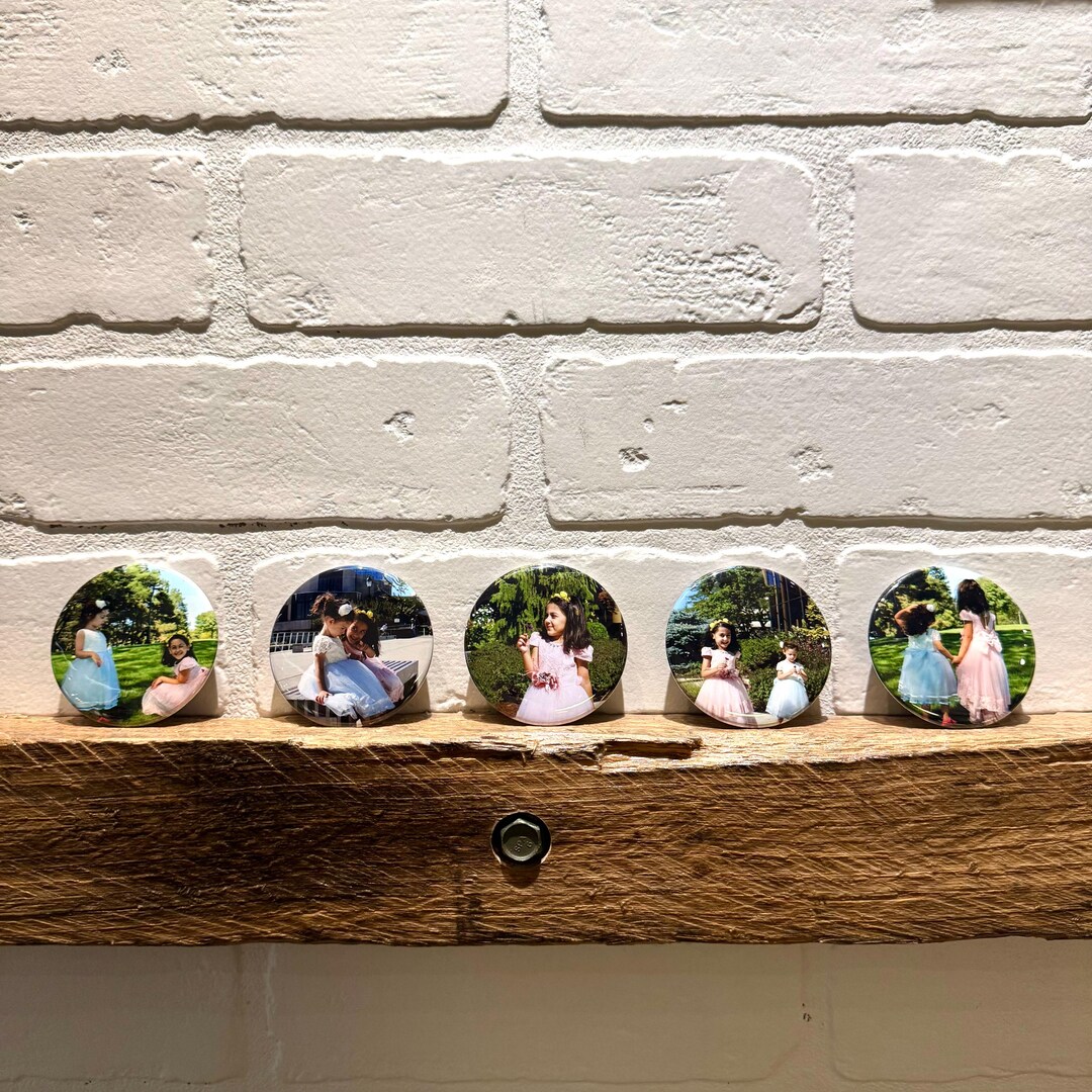 Custom Photo Magnet Personalized Picture Frame Souvenir Gift Home Decor ...