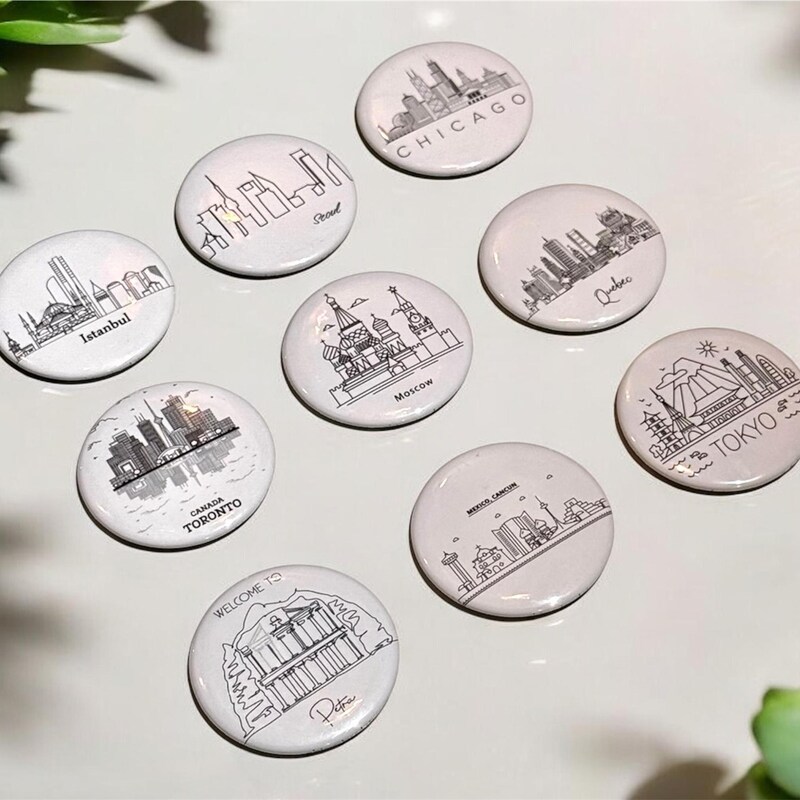 Travel Magnets - Etsy
