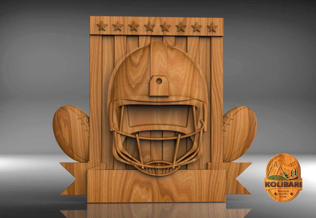 Rugby Helmet STL File | CNC & 3D Printing Ready | Digital Download - Etsy