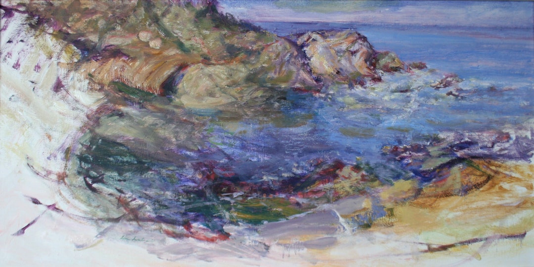 Coastal Rhythms, Original Oil Painting, Large, Coastal Scene, Cape ...