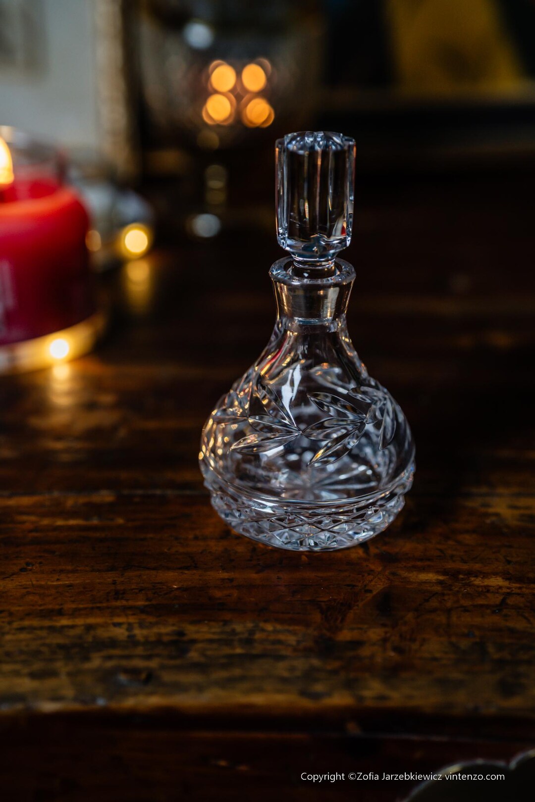 Galway Crystal Perfume/vanity Bottle - Etsy