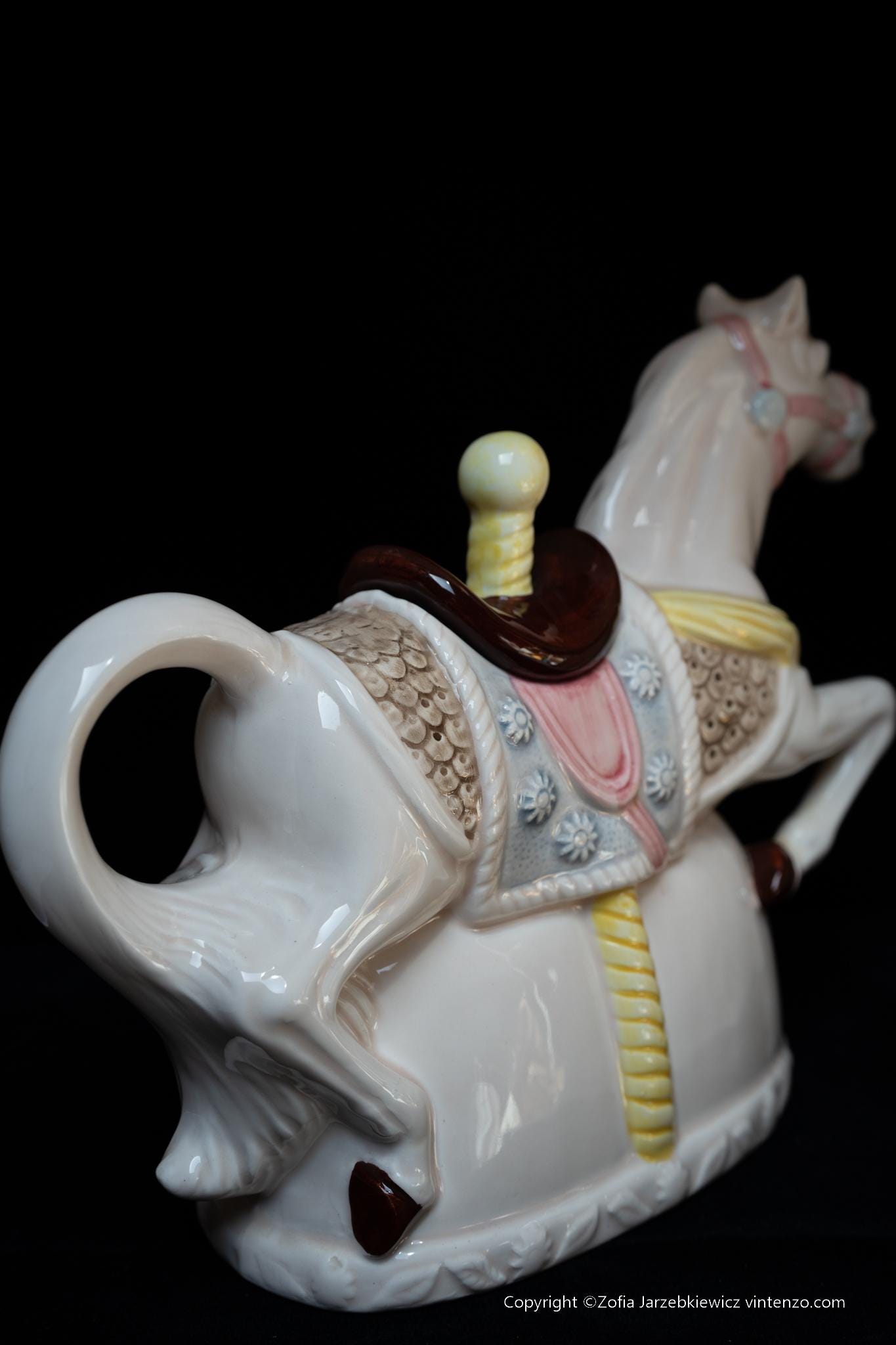 Vintage Carousel Horse Teapot by Heritage Mint - Etsy