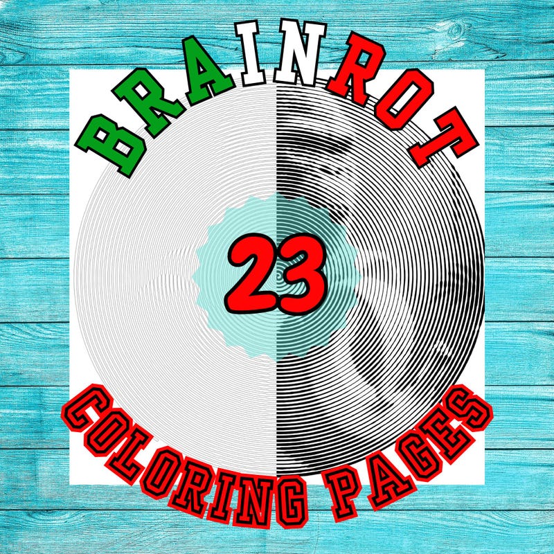 Brainrot Christmas Coloring Pages - Etsy