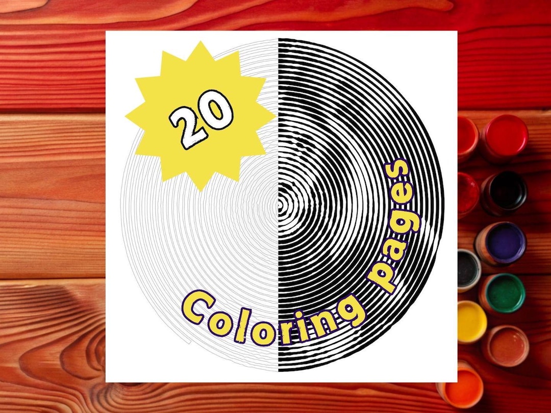 20 Spiral Coloring Pages Printable Coloring Sheets in Spirals for ...