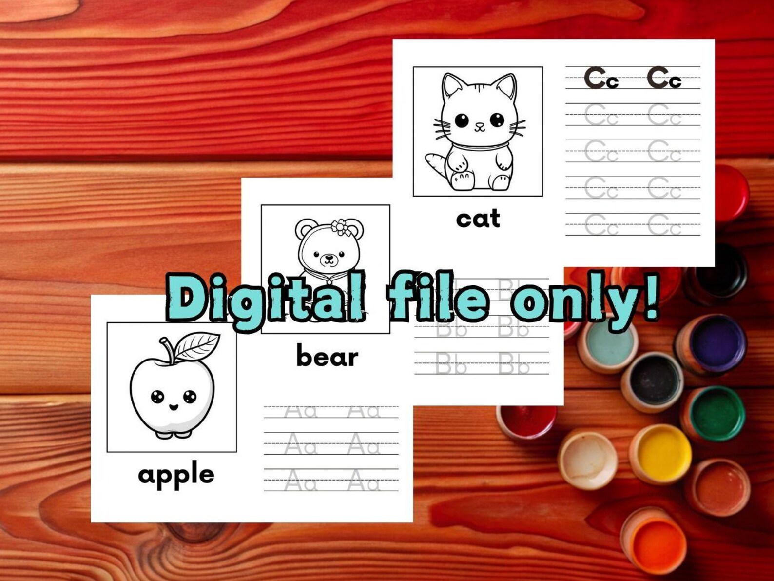 Alphabet Tracing Coloring Pages | Learn & Color | ABC Letter Practice ...