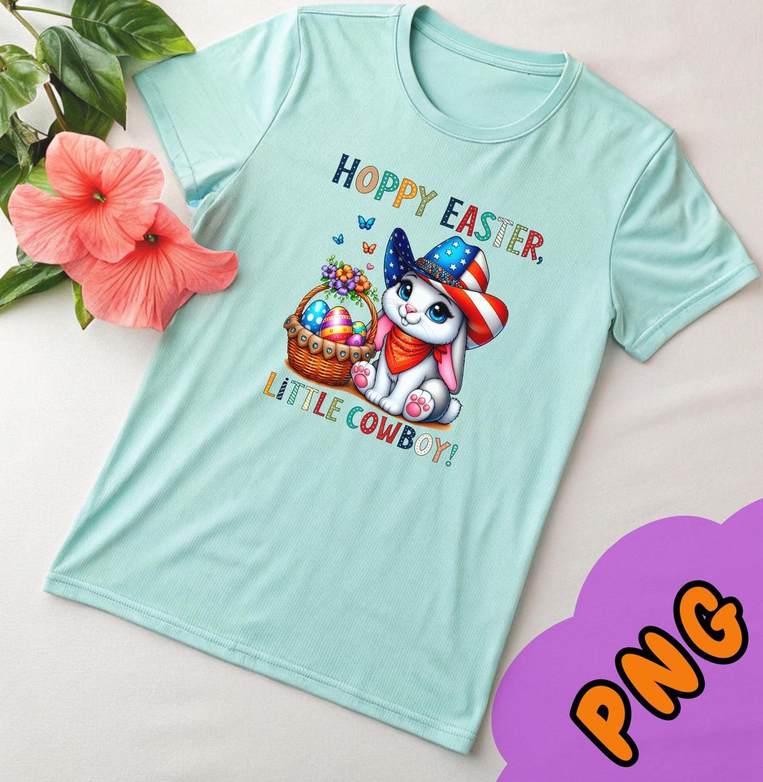 Cowboy Easter Bunny PNG: Western Clipart (digital Download) - Etsy