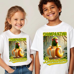 Chimpanzini Bananini PNG | Italian Brainrot Clipart | Meme Art Sublimation | Banana Monkey Viral ...
