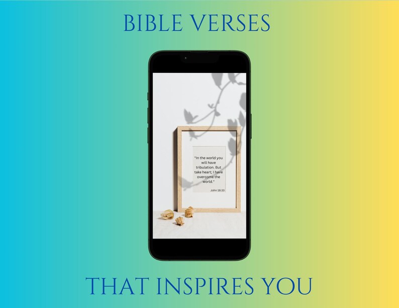 Bible Verse Wallpaper, Bible Wallpaper, 5 Pack, Christian Phone ...