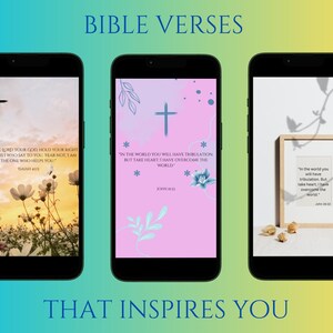Bible Verse Wallpaper, Bible Wallpaper, 5 Pack, Christian Phone ...