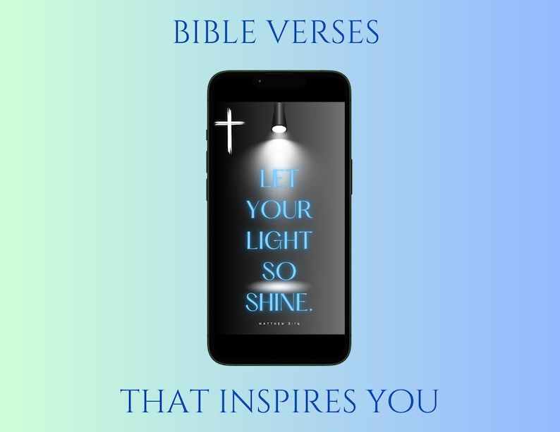 Bible Verse Wallpaper, Bible Wallpaper, 3 Pack, Christian Phone ...