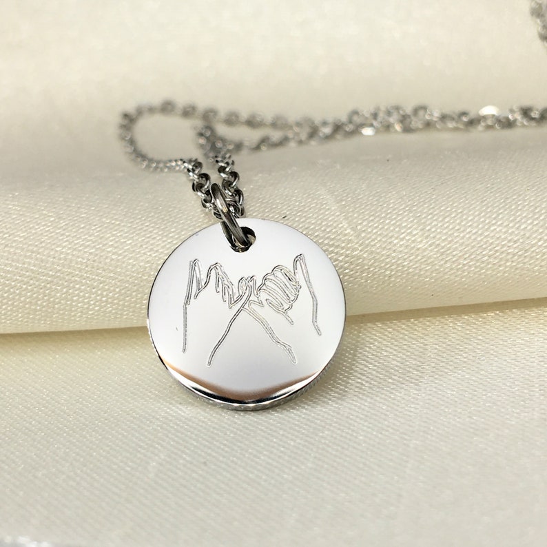 Pinky Promise Necklace Pinky Swear Jewelry BFF Jewelry | Etsy