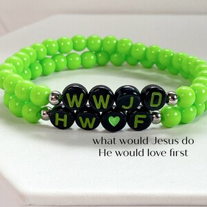 WWJD Bracelet, HWLF Bracelet, What Would Jesus Do Bracelet, He Would ...
