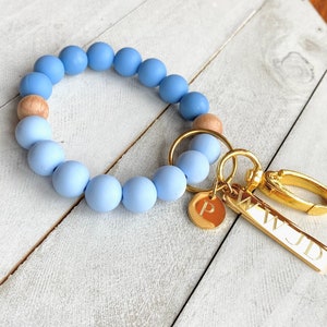 WWJD Beaded Wristlet Keychain, What Would Jesus Do, Stretch Bracelet ...