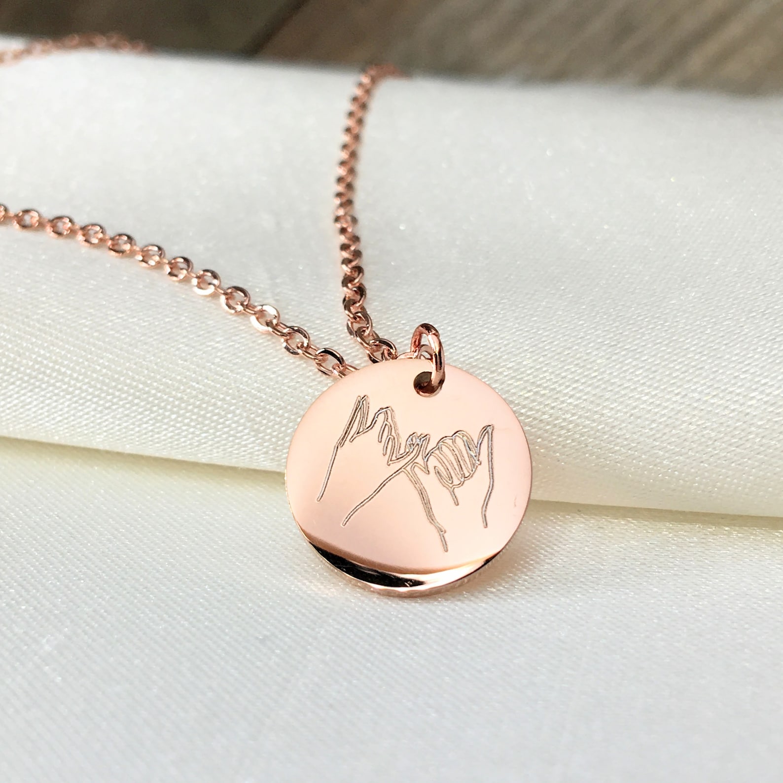 Pinky Promise Necklace Pinky Swear Jewelry BFF Jewelry | Etsy