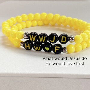 WWJD Bracelet, HWLF Bracelet, What Would Jesus Do Bracelet, He Would ...