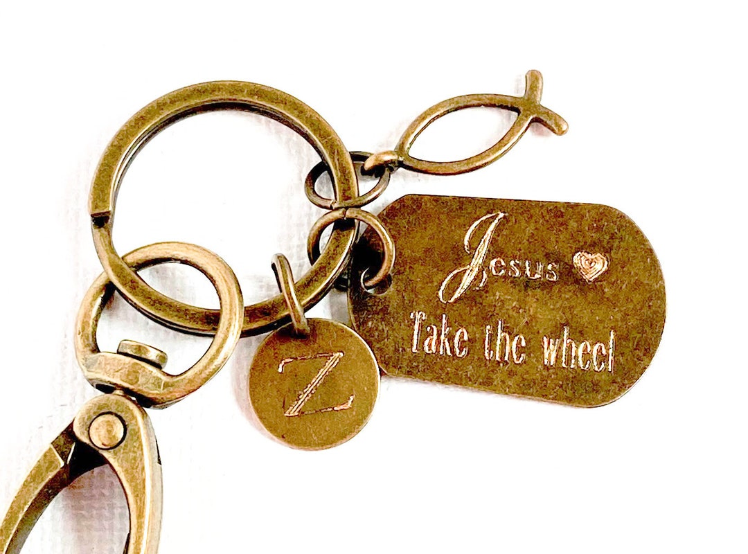 Jesus Take the Wheel Keychain, Religious Keychain, Christian Keychain ...