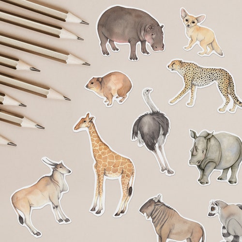 Farm Animal Stickers Farm Animal Bundle Sticker Pack - Etsy