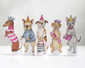 Paper finger puppets | Etsy