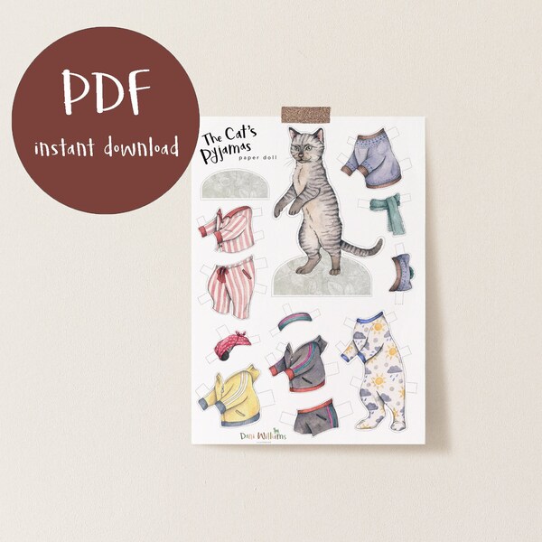 Paper Dress Cut Out - Etsy