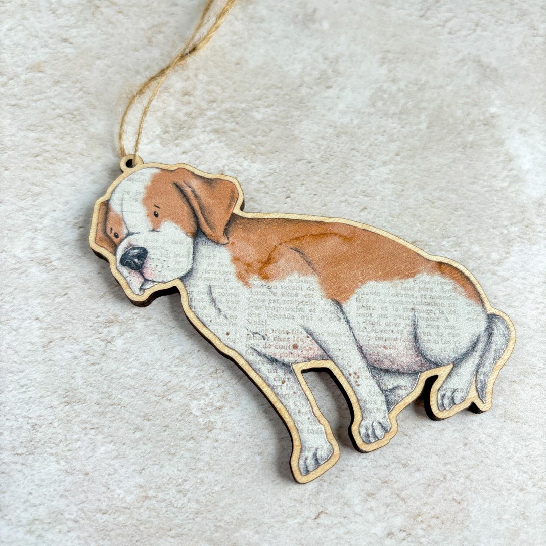 Beagle Dog Wooden Decoration - Etsy